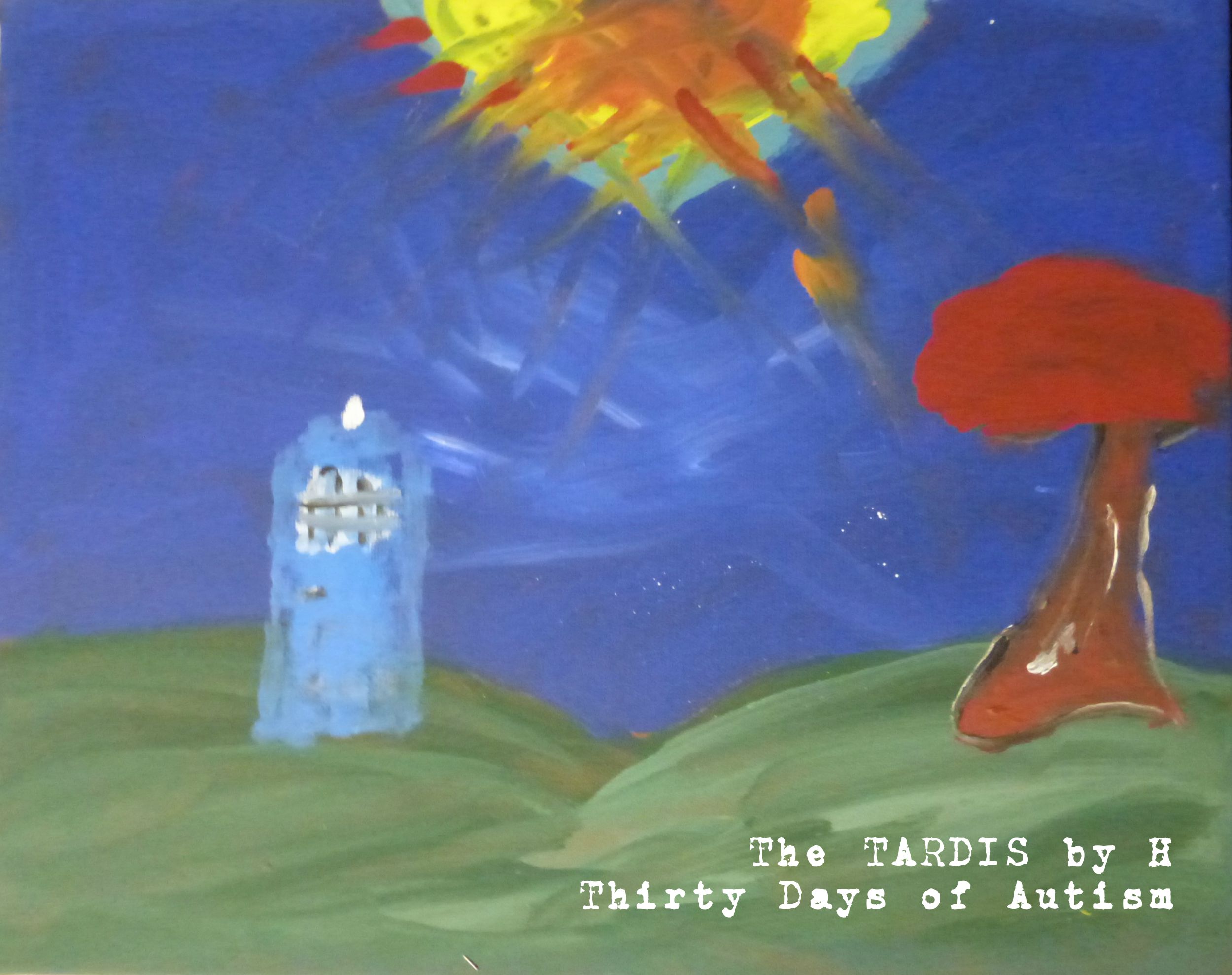 Time Together and Painting The TARDIS | Thirty Days of Autism