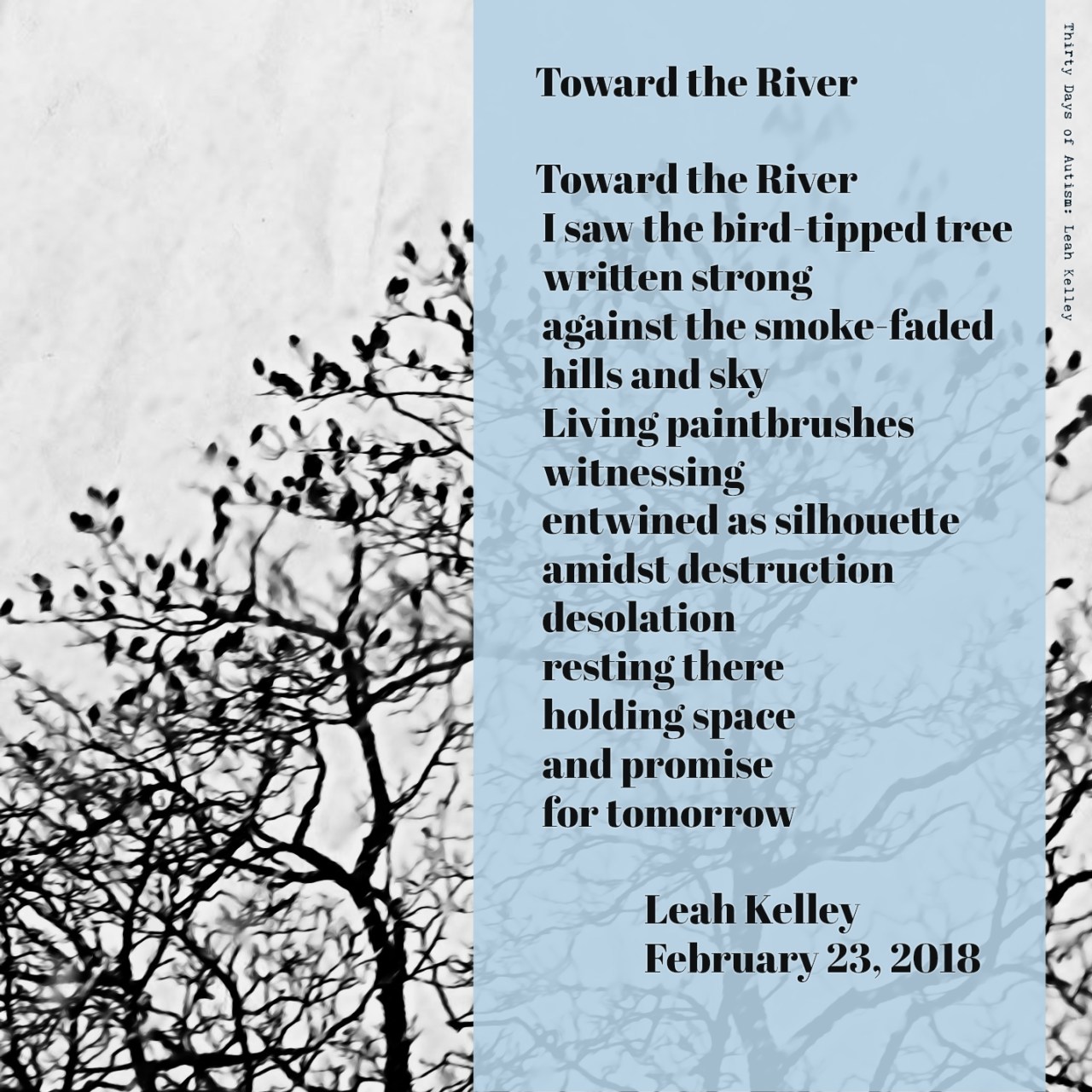 Toward the River: A Poem of Hope | Thirty Days of Autism